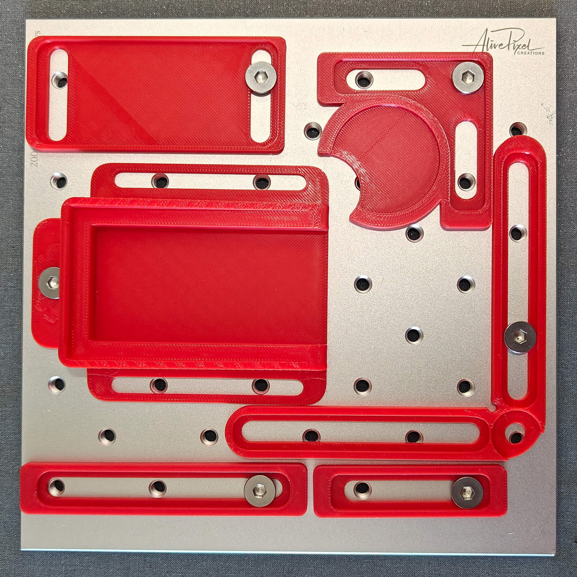 Aluminum Fixture for Laser Machines – AlivePixel Creates