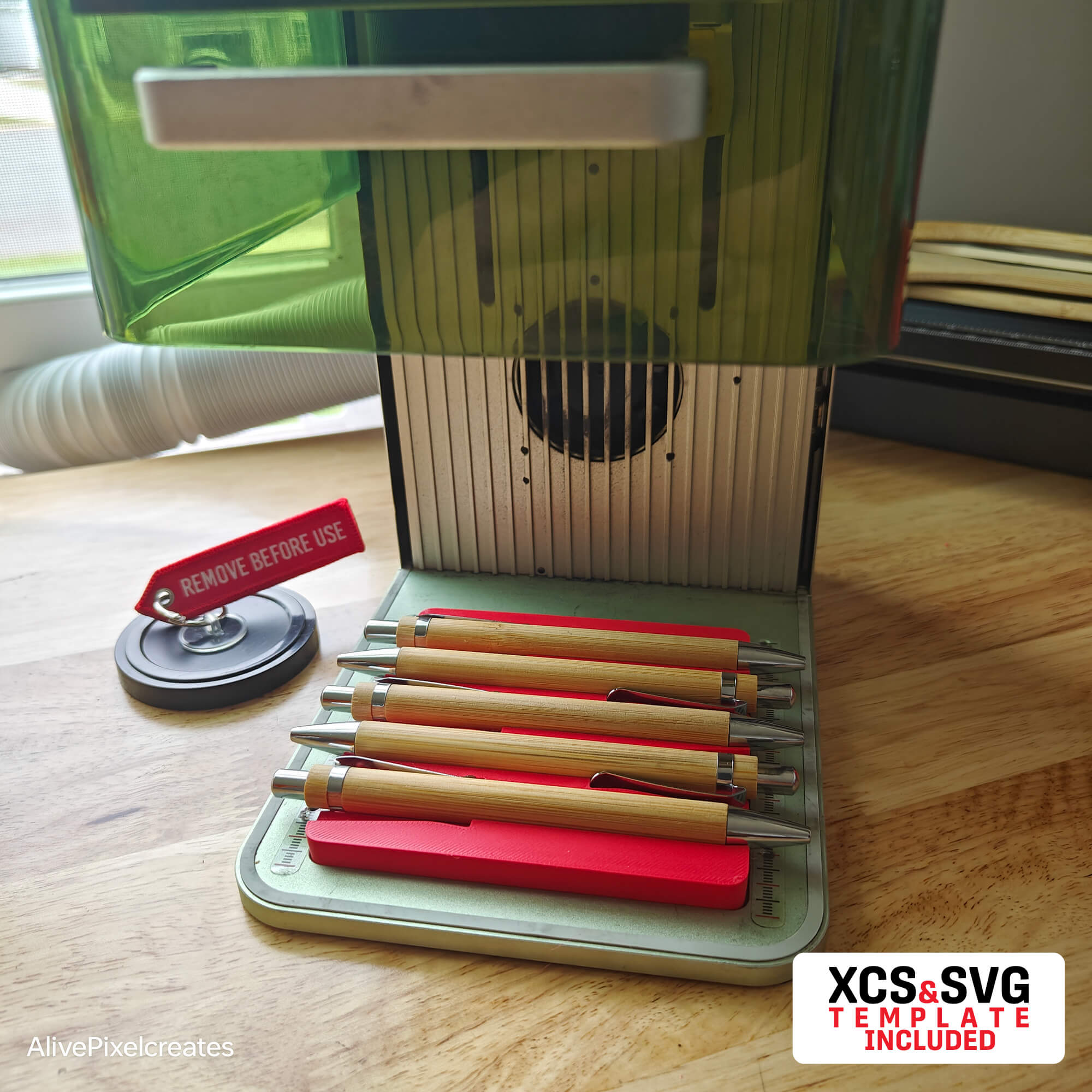Bamboo Pen Fixture – AlivePixel Creates