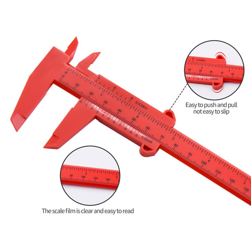 6in/150mm Plastic Vernier Caliper – AlivePixel Creates
