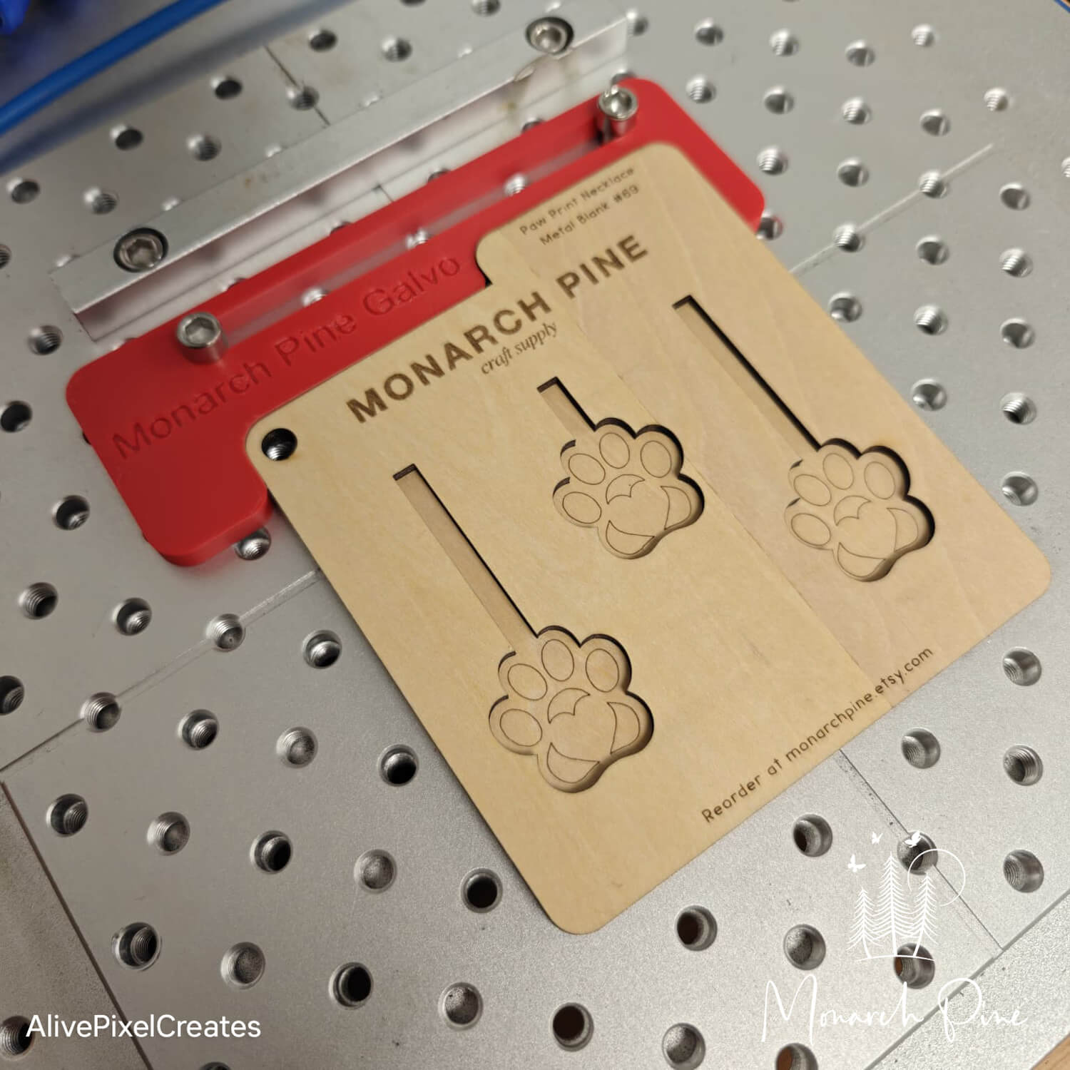 Monarch Pine Wood Jig Adapter – AlivePixel Creates